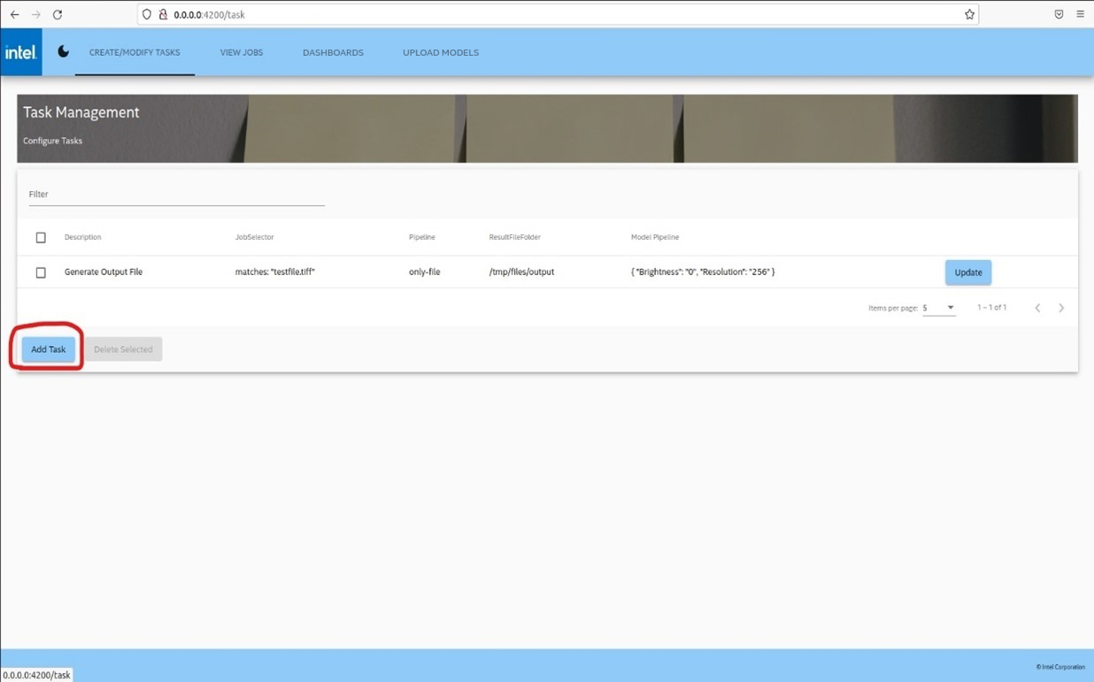 Tasks - AiCSD Reference Implementation